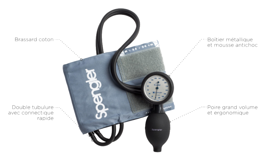 Hand aneroid sphygmomanometer Spengler Lian Classic for €129.48